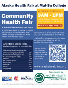 2023 AK Health Fair at Mat-Su College - Connect Mat-Su