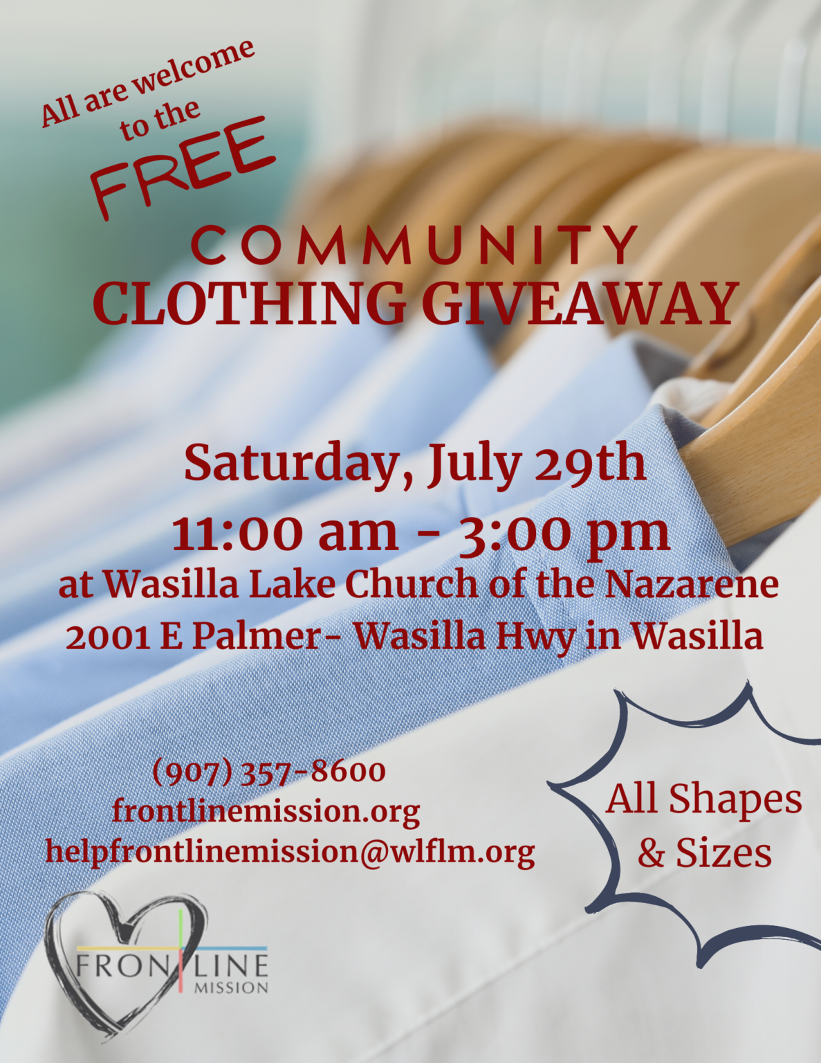 2023 Community Clothing Giveaway - Connect Mat-Su