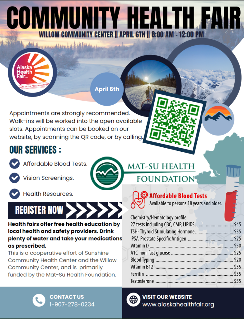 Willow Community Health Fair - Connect Mat-Su