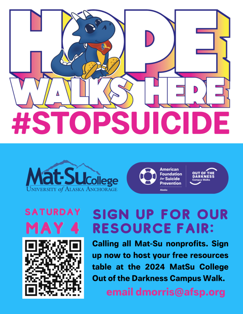 Out of the Darkness Campus Walk & Resource Fair 2024 - Connect Mat-Su