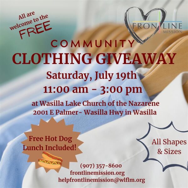 2025 Community Clothing Giveaway - Connect Mat-Su